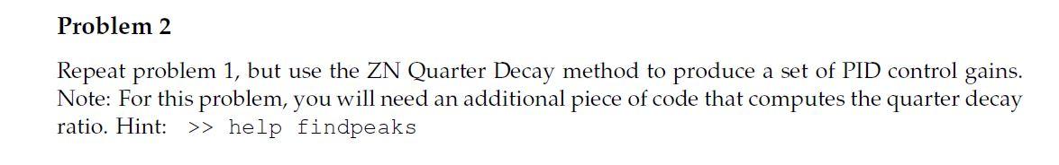Solved PID tuning Consider a unity feedback control | Chegg.com