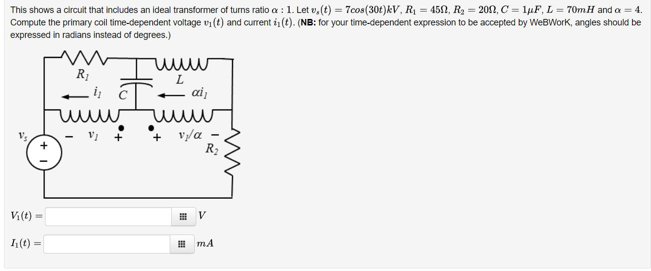 Solved This shows a circuit that includes an ideal | Chegg.com