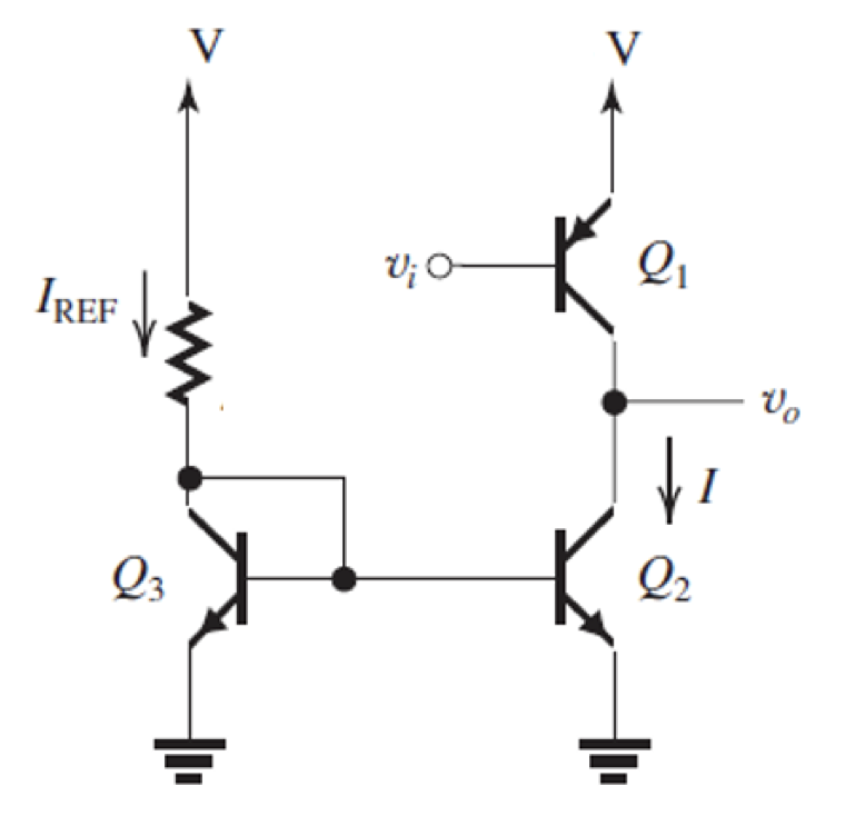 Solved 4. Transistor Qi operates as CE amplifier with an | Chegg.com
