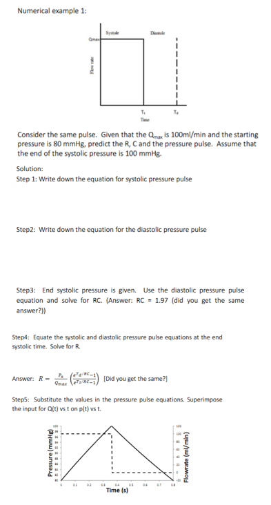 Solved Numerical example 1:Consider the same pulse. Given | Chegg.com