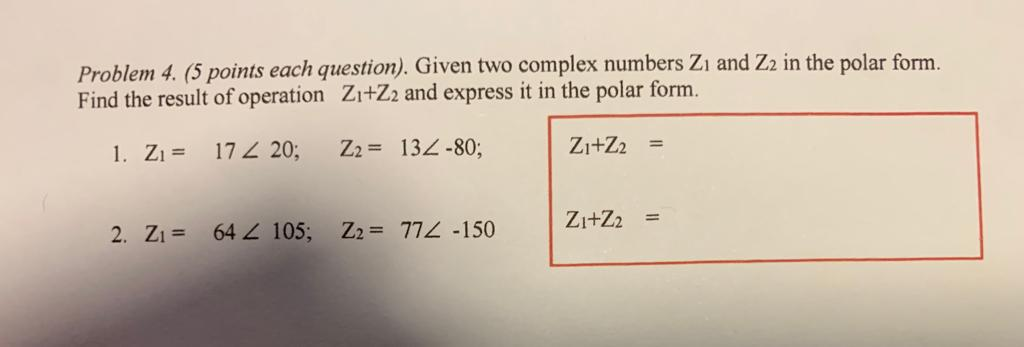 Solved Problem 4. (5 points each question). Given two | Chegg.com
