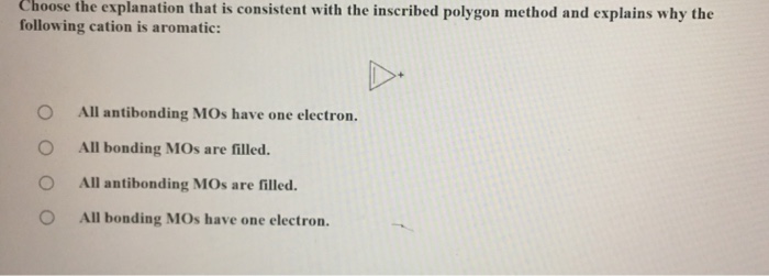 Solved Choose the explanation that is consistent with the | Chegg.com