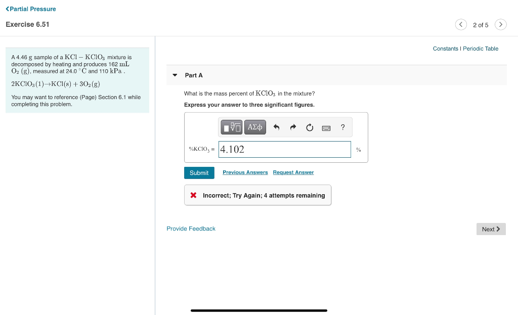 Solved Constants Periodic Table Part A A 4.46 g sample of a | Chegg.com