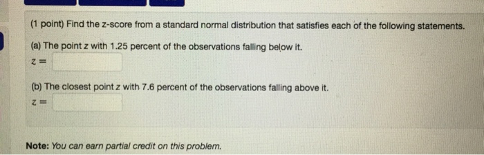 Solved (1 point) Scores on a certain intelligence test for | Chegg.com