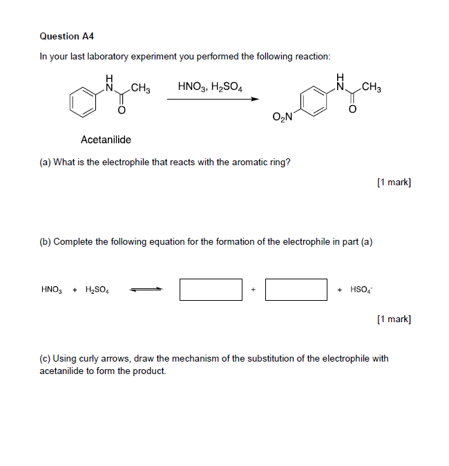 Solved Question A4 In your last laboratory experiment you | Chegg.com