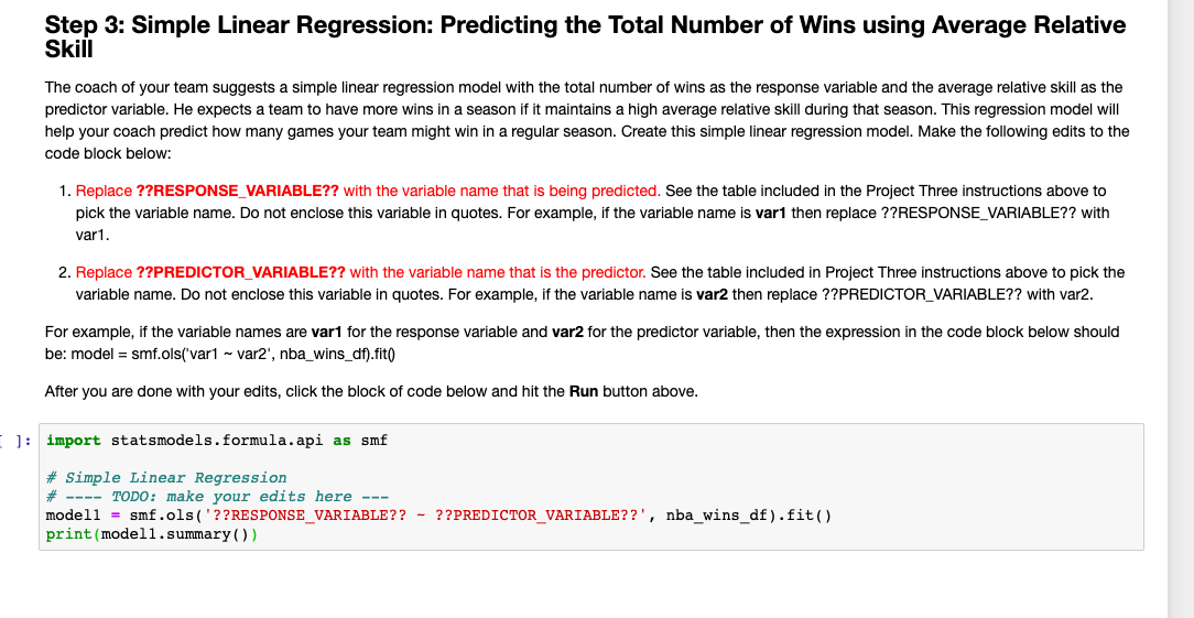 Solved There are four important variables in the data set | Chegg.com