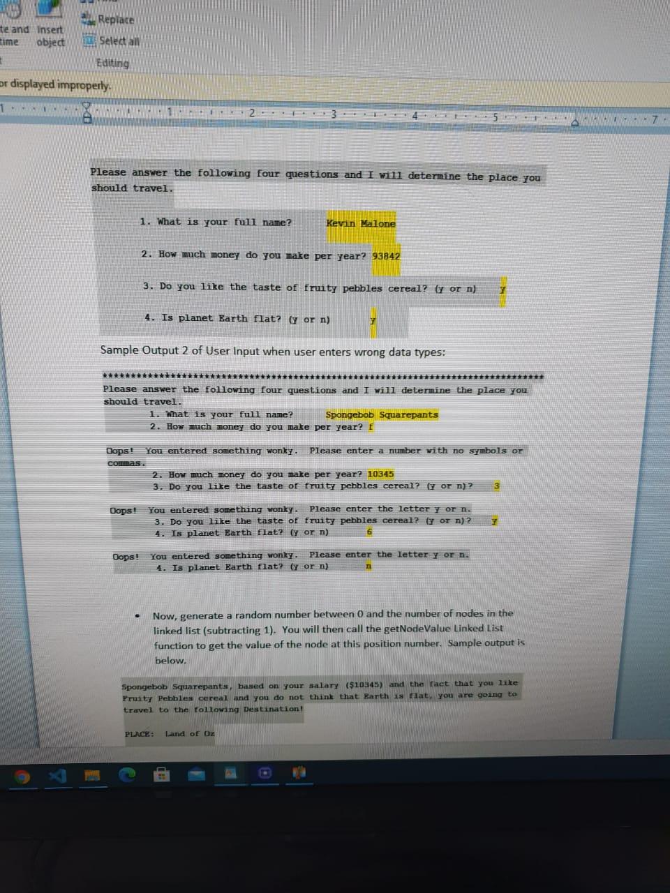 LinkedList.h – header file containing | Chegg.com