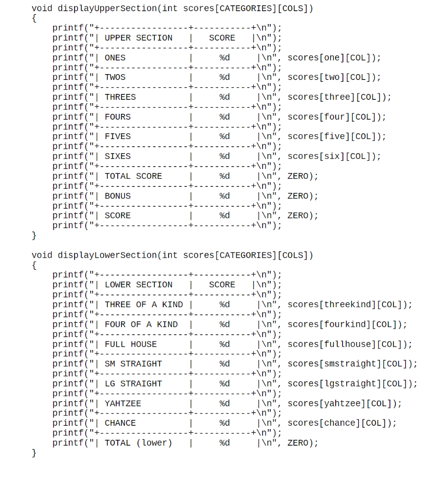 Activity yahtzee.h c. e. 1. Create header file | Chegg.com
