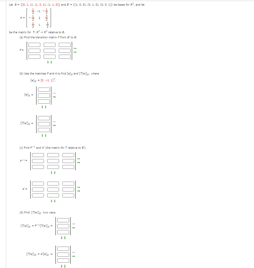 Solved Linear Algebra Please Answer Both Of The Question 