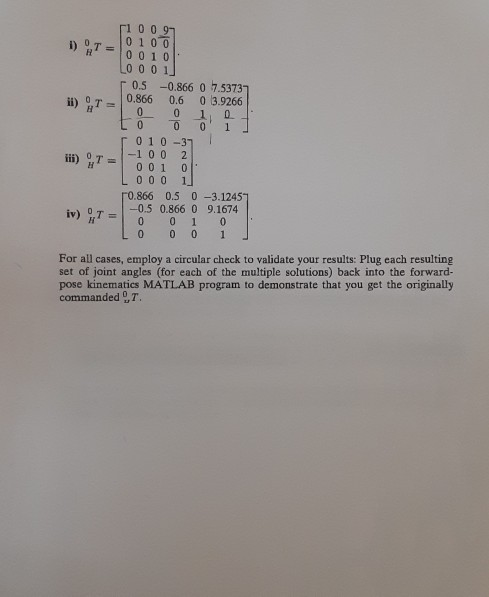 Solved La This exercise focuses on the inverse-pose | Chegg.com