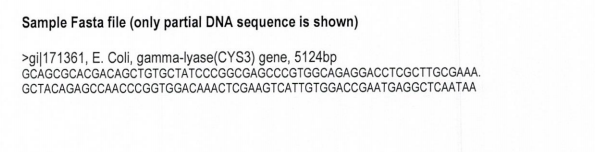 b) Given the following Fasta file format (A sample | Chegg.com