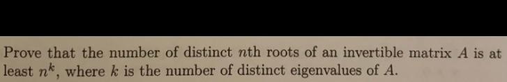 Solved Prove that the number of distinct nth roots of an | Chegg.com