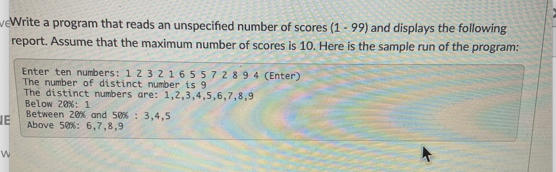 Solved veWrite a program that reads an unspecified number of | Chegg.com