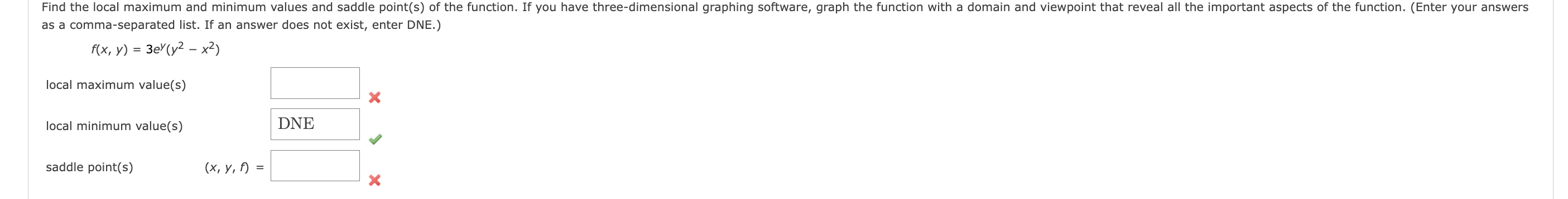Solved as a comma-separated list. If an answer does not | Chegg.com