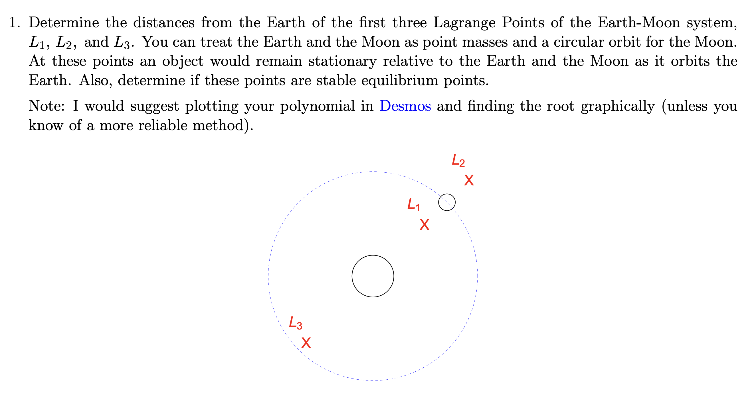 Solved Determine the distances from the Earth of the first | Chegg.com