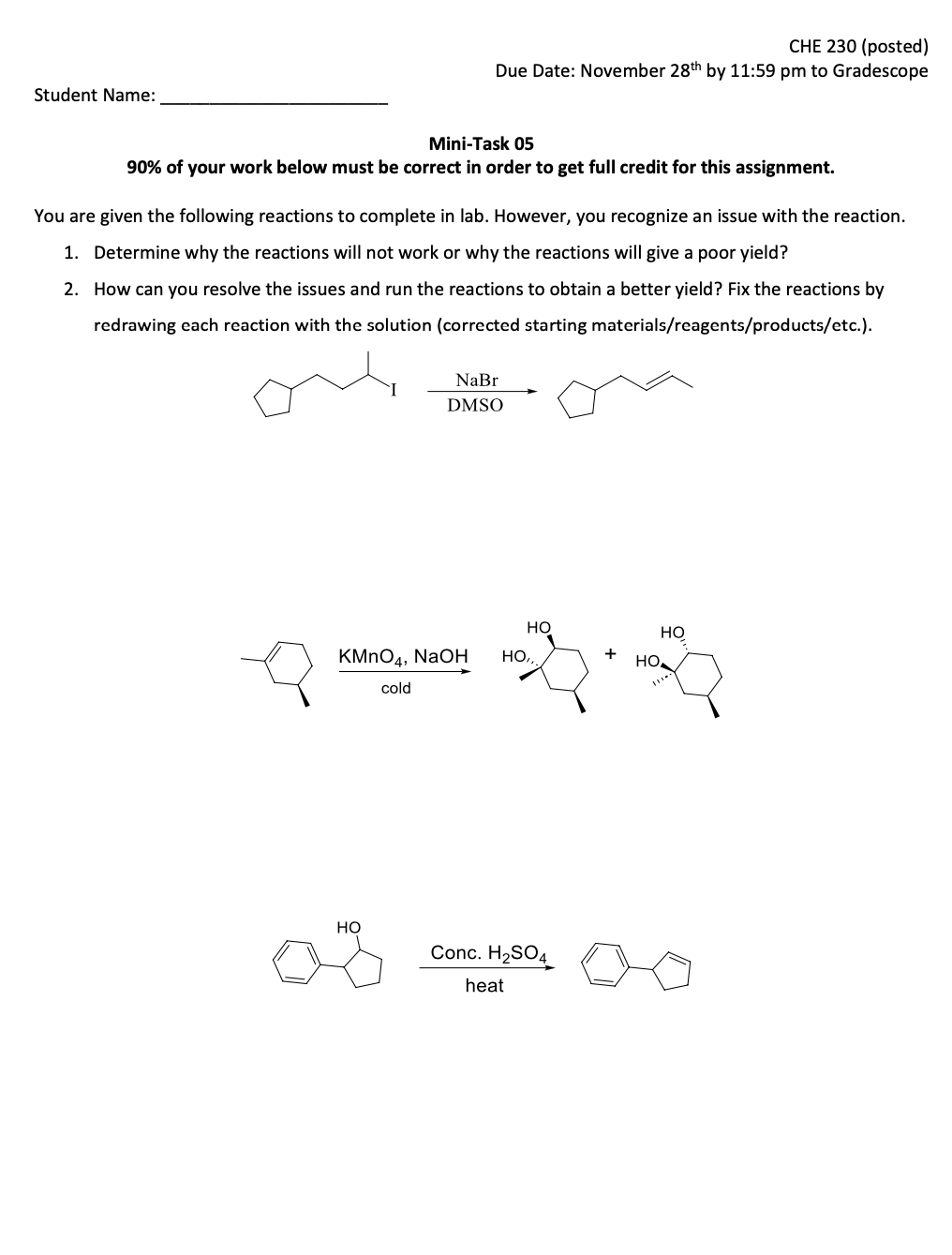 Solved Mini-Task 05 90% of your work below must be correct | Chegg.com