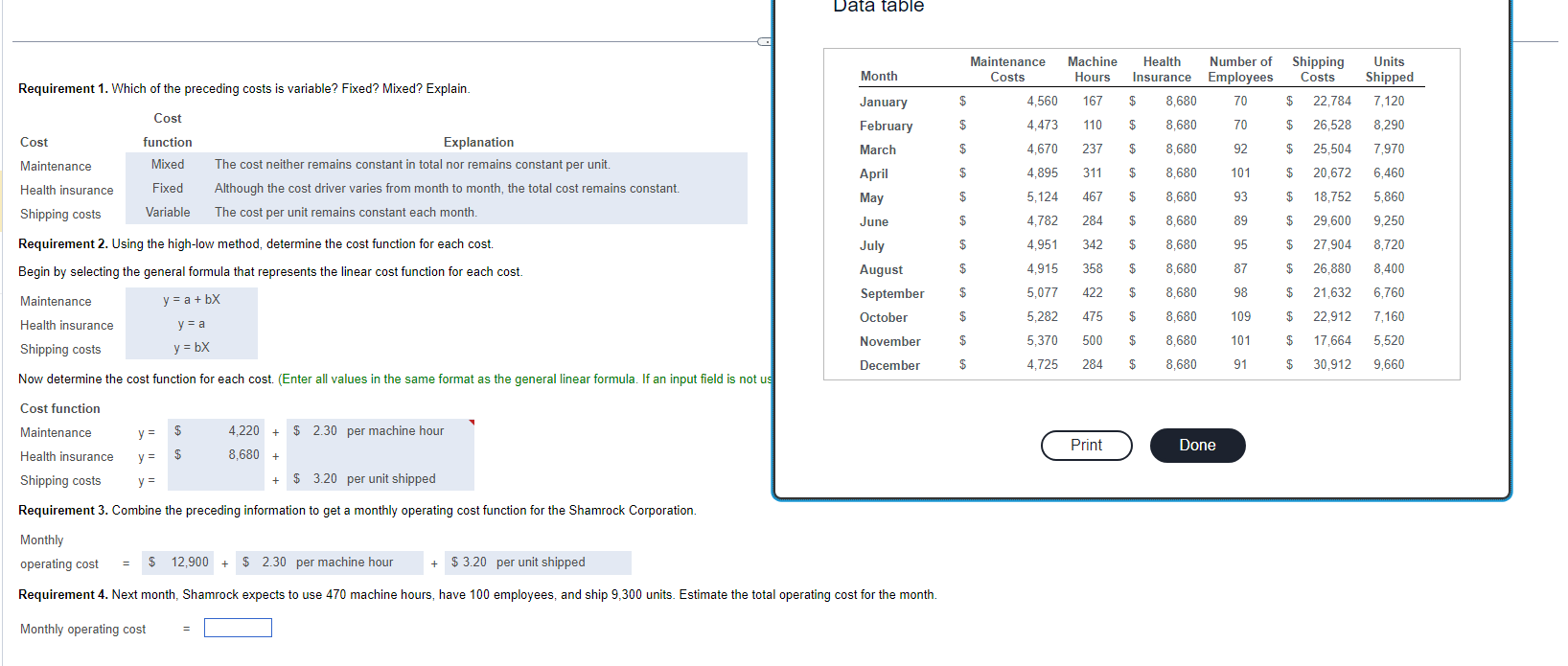 Solved Requirement 1. Which of the preceding costs is | Chegg.com