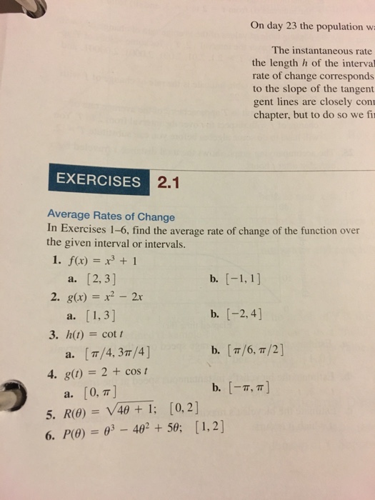 Solved Find the average rate of change of the function over | Chegg.com