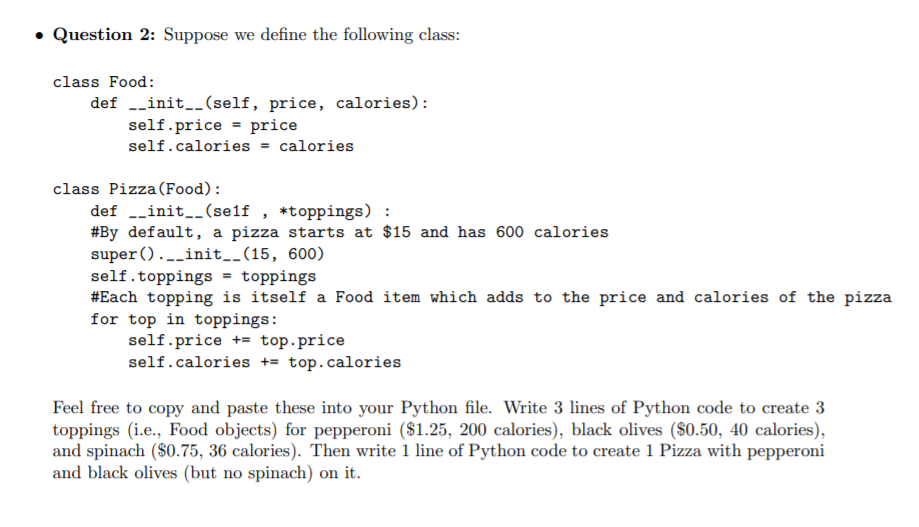 Solved • Question 1: In a comment, answer the following | Chegg.com