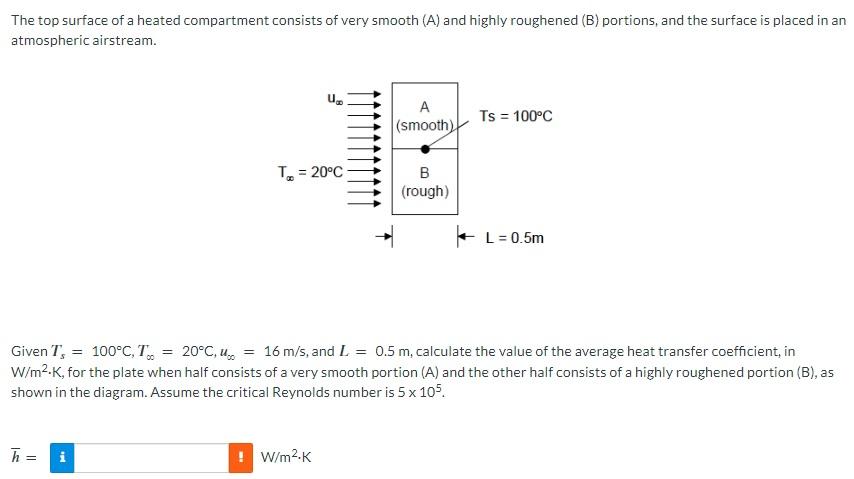 Solved The top surface of a heated compartment consists of | Chegg.com