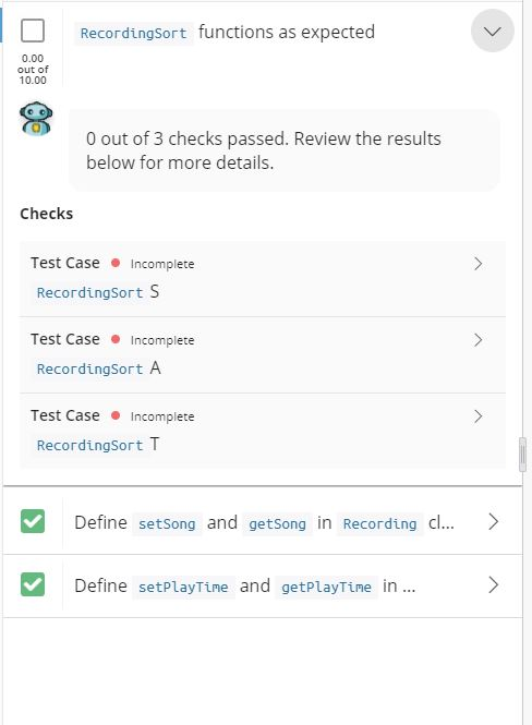 Radio station KJAVA wants a class to keep track of | Chegg.com