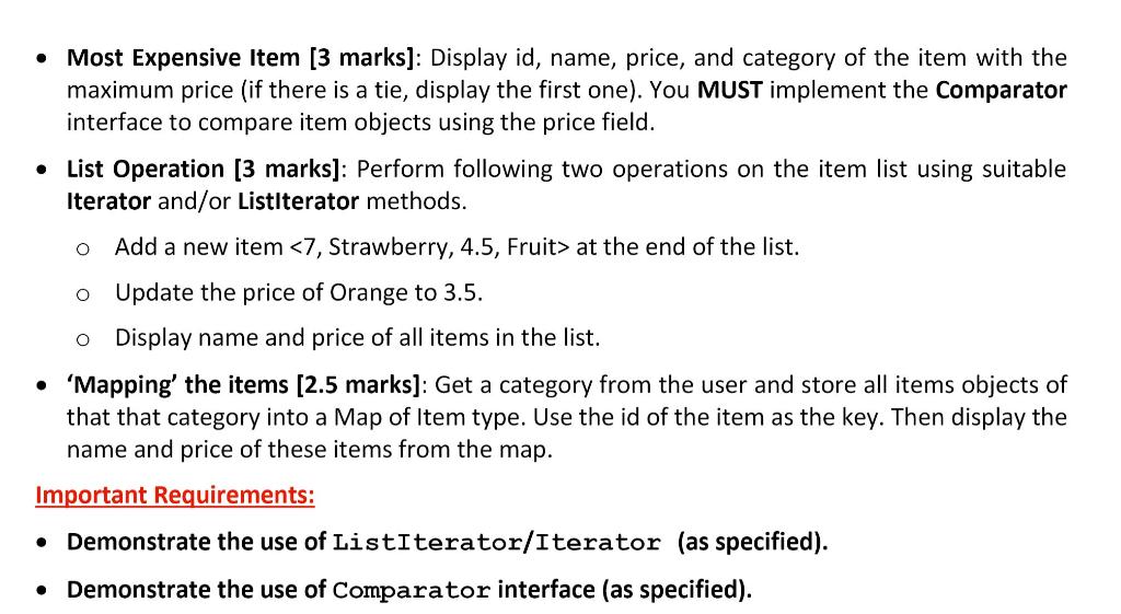 Solved Design and implement a Java program that will perform | Chegg.com