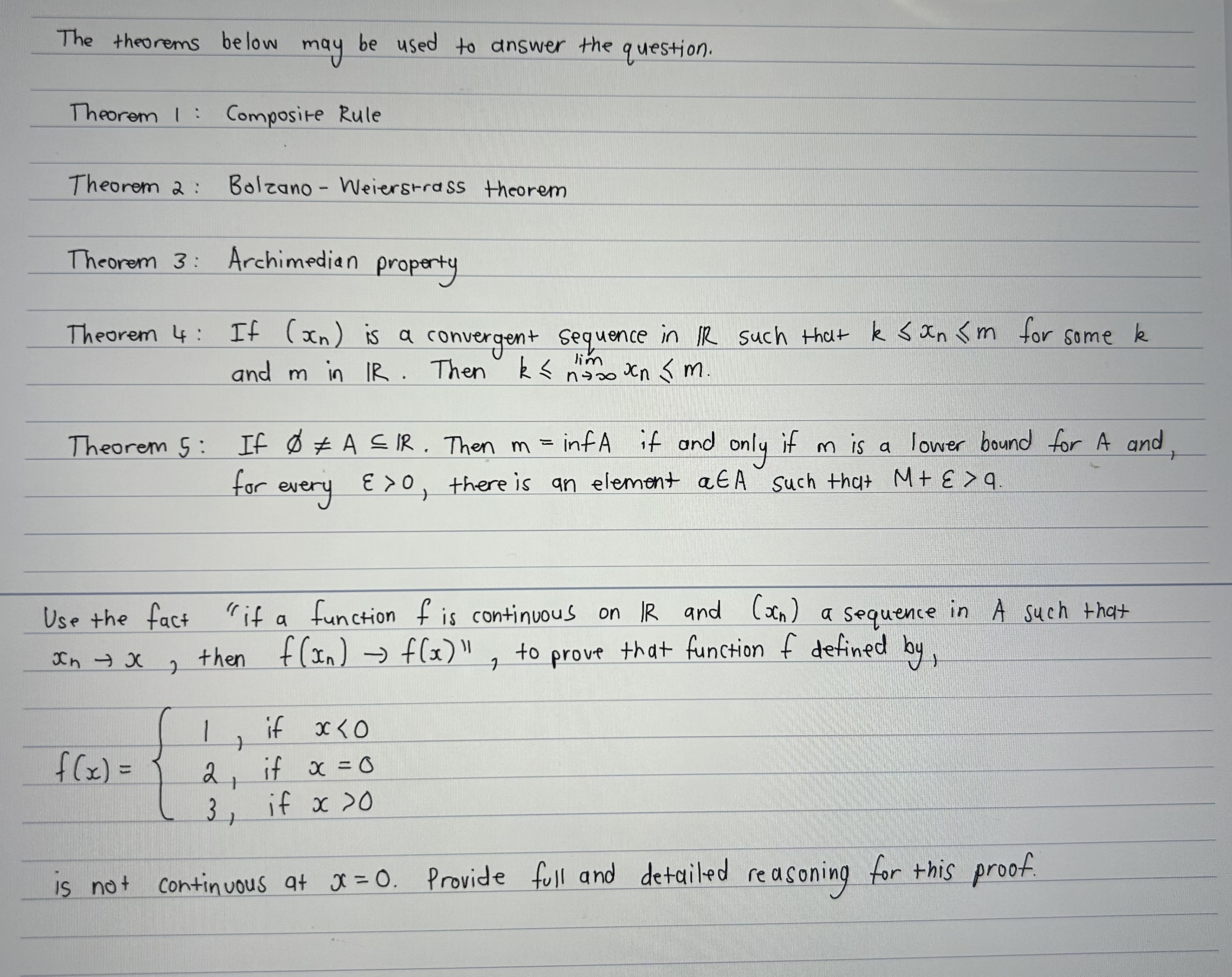 Solved The theorems below may be used to answer the | Chegg.com Solved The theorems below may be used to answer the | Chegg.com