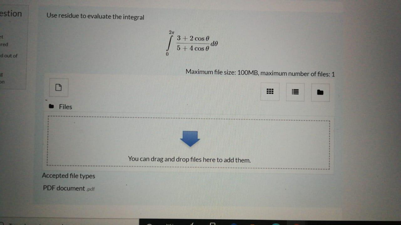 Solved estion Use residue to evaluate the integral ered į 27 | Chegg.com Solved estion Use residue to evaluate the integral ered į 27 | Chegg.com