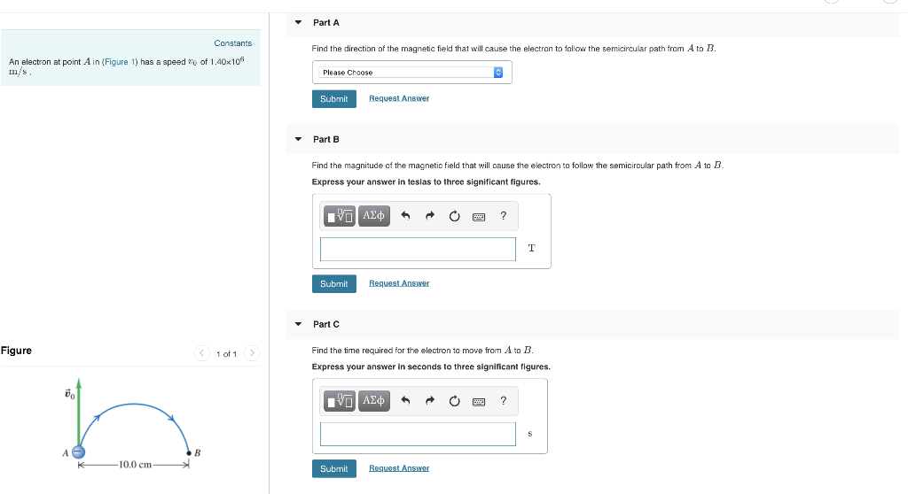 Solved Part Constants Find the direction of the magnetic | Chegg.com Solved Part Constants Find the direction of the magnetic | Chegg.com