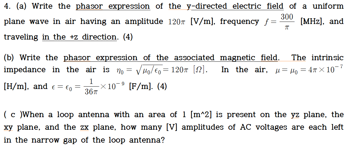 Solved Electromagnetics problem I'm a foreigner. I would | Chegg.com