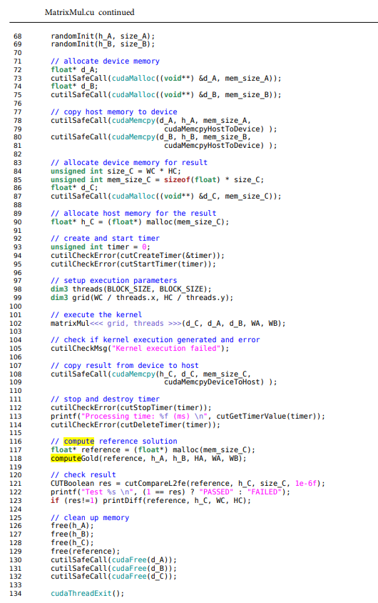 Solved Matrix Multiplication using CUDA and implementation | Chegg.com