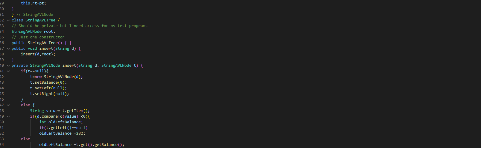 Solved Need Help creating code in java for AVL Tree. I am | Chegg.com