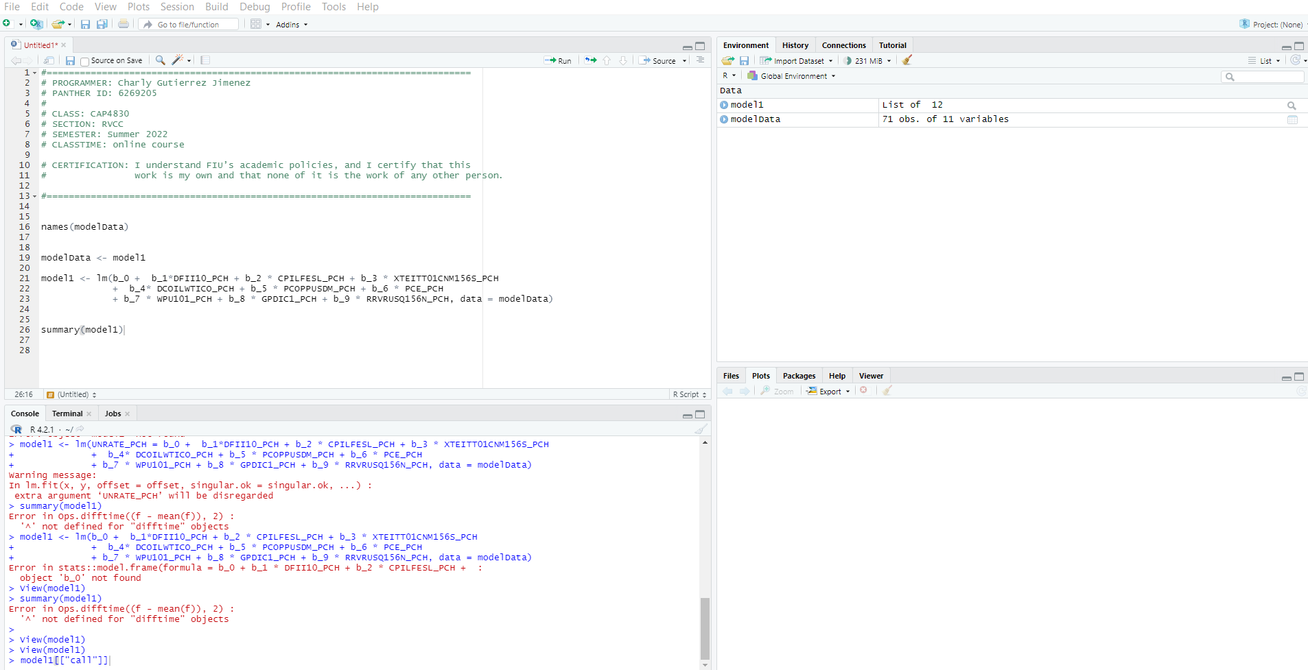 [Solved]: 3) Create a variable with name model1 that stores