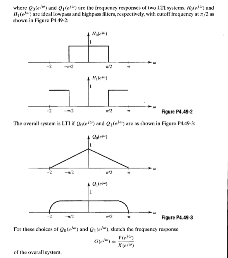 Solved 4.49. Consider the multirate system shown in Figure | Chegg.com