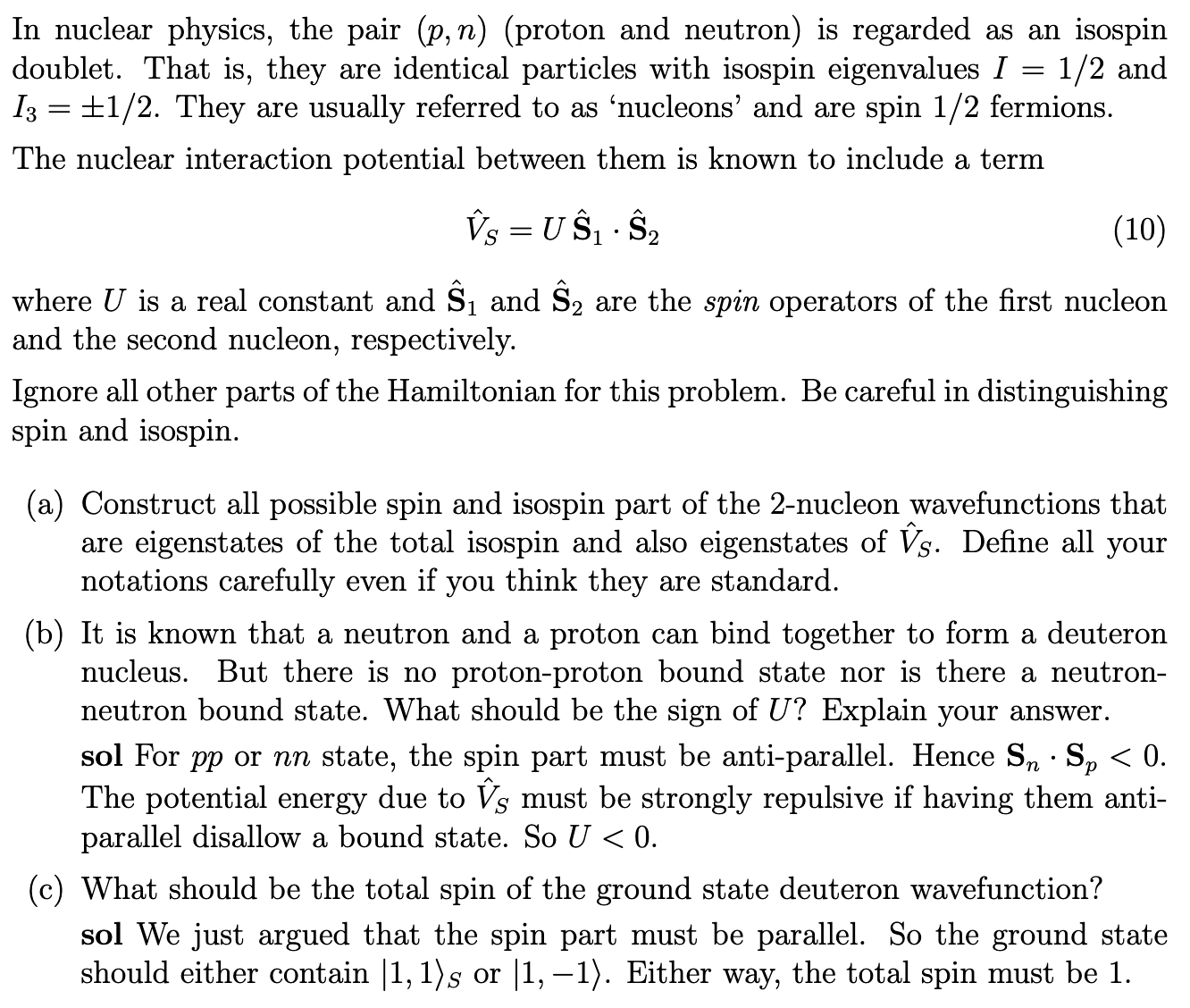 Solved In nuclear physics, the pair (p,n) (proton and | Chegg.com
