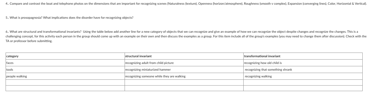 5.. What is prosopagnosia? What implications does the | Chegg.com