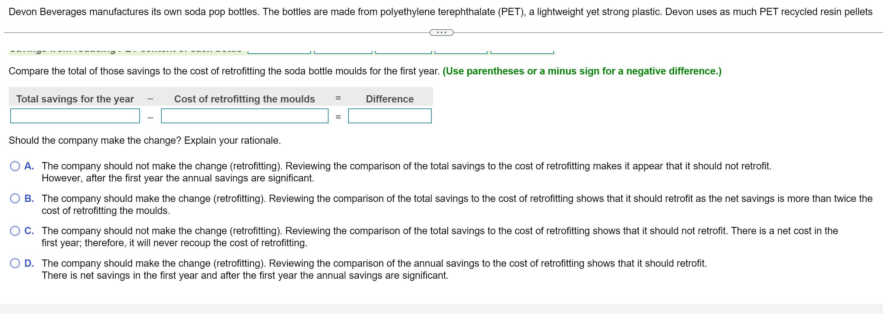 Solved \r\n\r\n\r\nRequirement 2. Assume that the company | Chegg.com