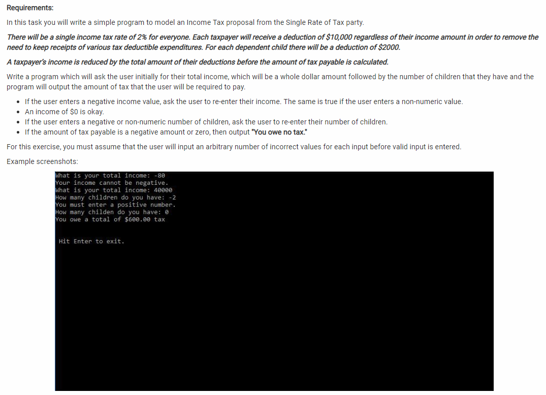 Solved In this task you will write a simple program to model | Chegg.com