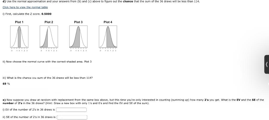 Solved 36 draws are made at random with replacement from the | Chegg.com