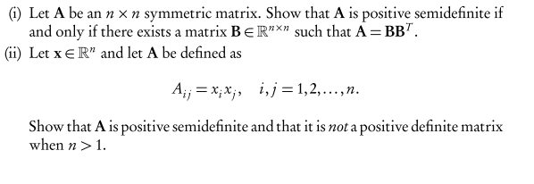 Solved (1) Let A be an n x n symmetric matrix. Show that A | Chegg.com