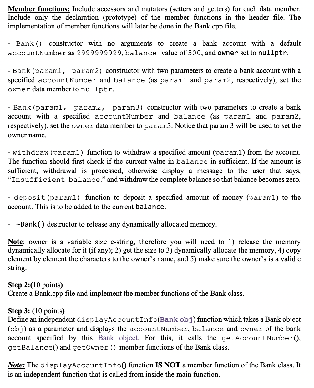 Solved PLEASE COMPLETE IT EXACTLY HOW IT IS SAID TO BE DONE | Chegg.com