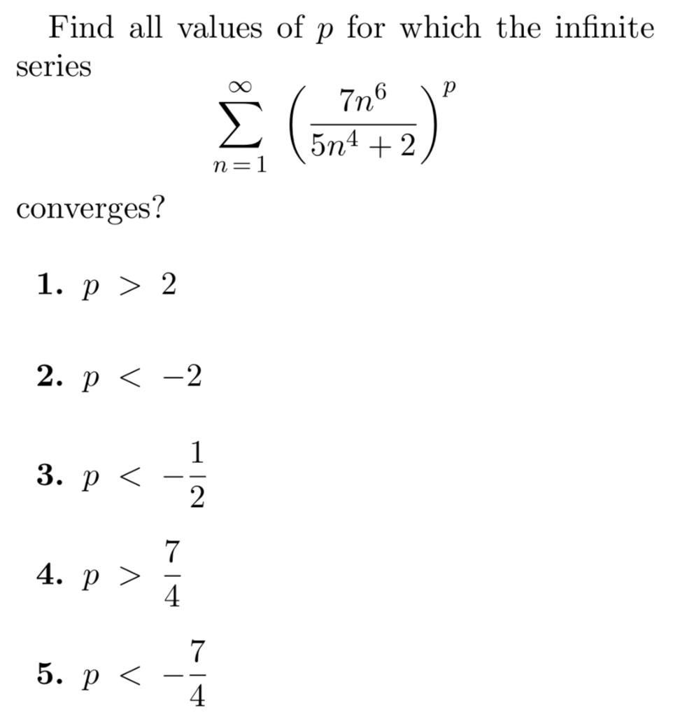 Solved Find all values of r for which the infinite series | Chegg.com