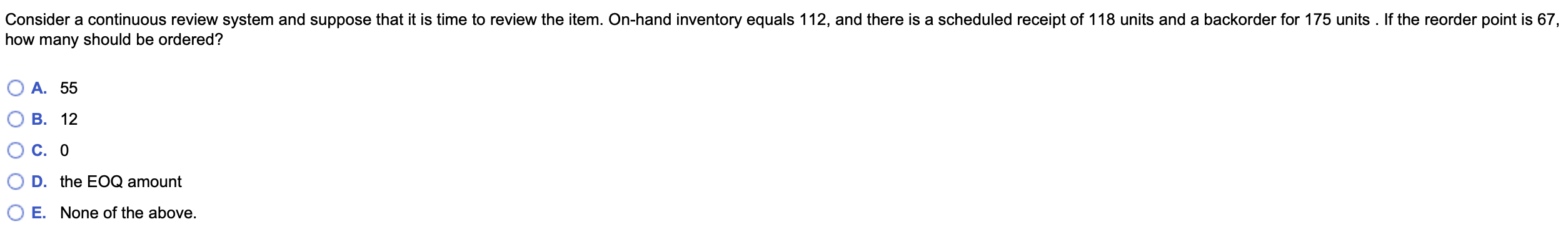 Solved Consider a continuous review system and suppose that | Chegg.com