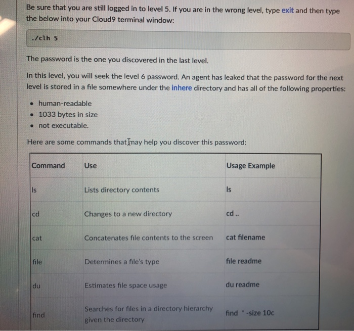 Solved Be sure that you are still logged in to level 5. If | Chegg.com