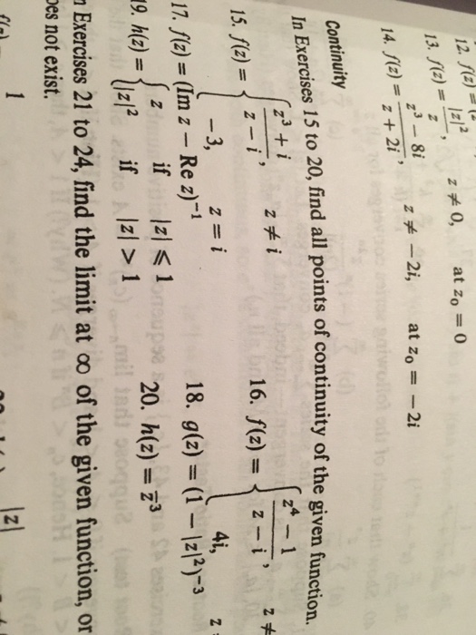 Solved Find all points of continuity of the given function. | Chegg.com
