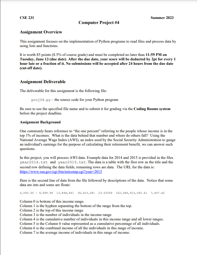 Solved Assignment Specifications 1. The program must provide | Chegg.com