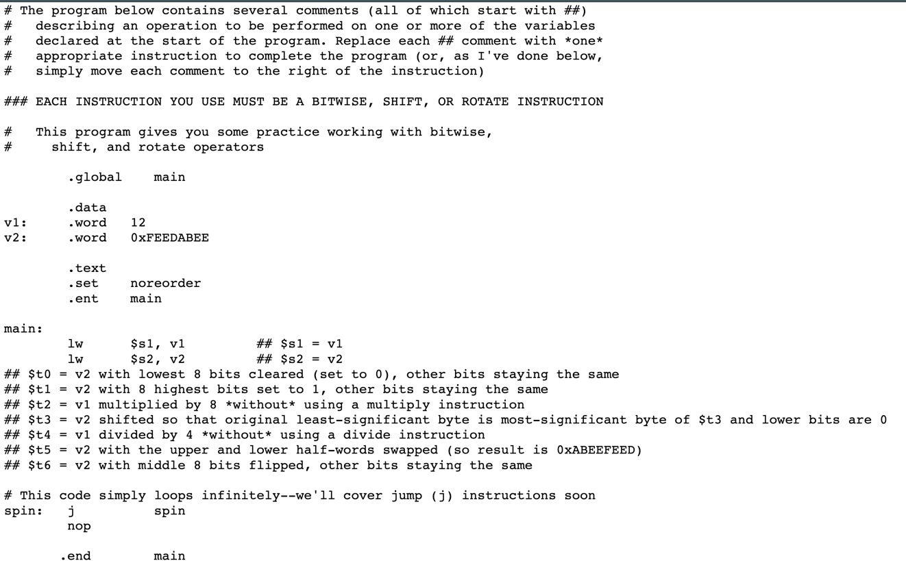 1. (30 points) You are given the state of some MIPS | Chegg.com