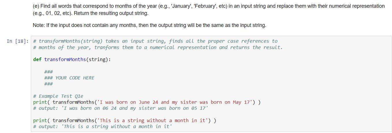 Solved (d) Define a "proper case word-number" sequence as | Chegg.com