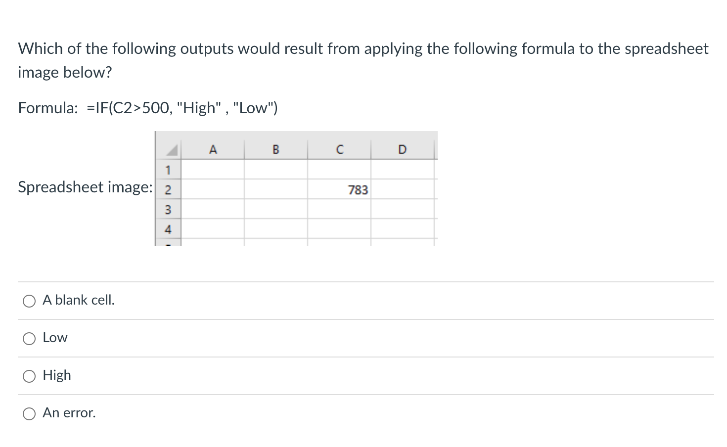 Solved Which of the following outputs would result from | Chegg.com