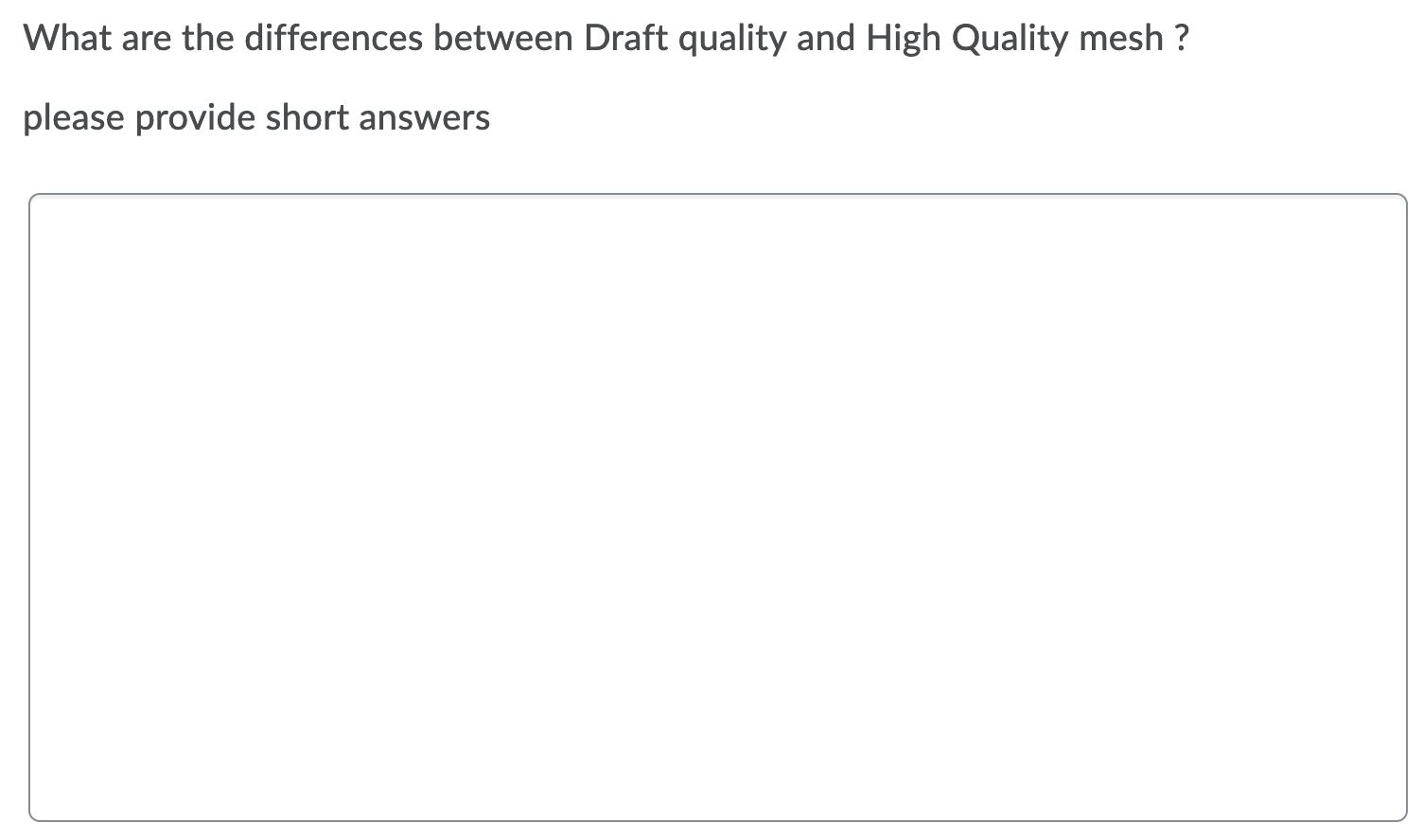 Solved What are the differences between Draft quality and | Chegg.com